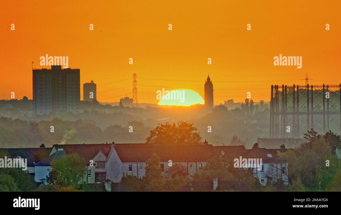 Old ruchill hospital tower hi-res stock photography and images - Alamy