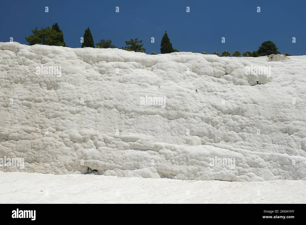 Travertines at Pamukkale in Denizli City, Turkiye Stock Photo - Alamy