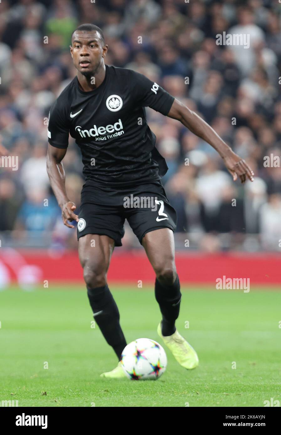 Evan Ndicka of Eintracht Frankfurt during the UEFA Champion League ...