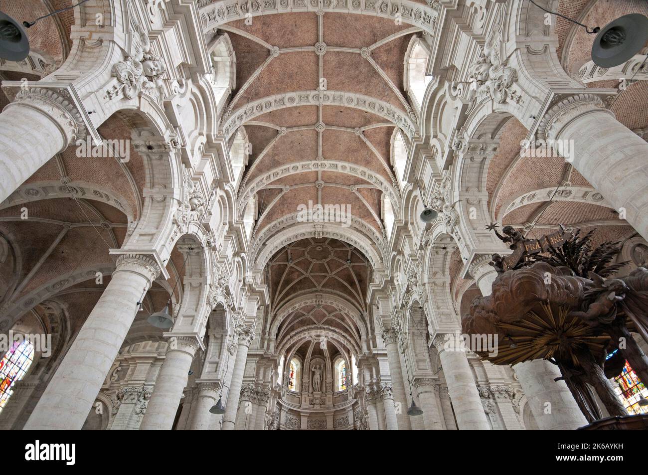 Vault of Church of Saint John the Baptist at the Beguinage, Brussels ...