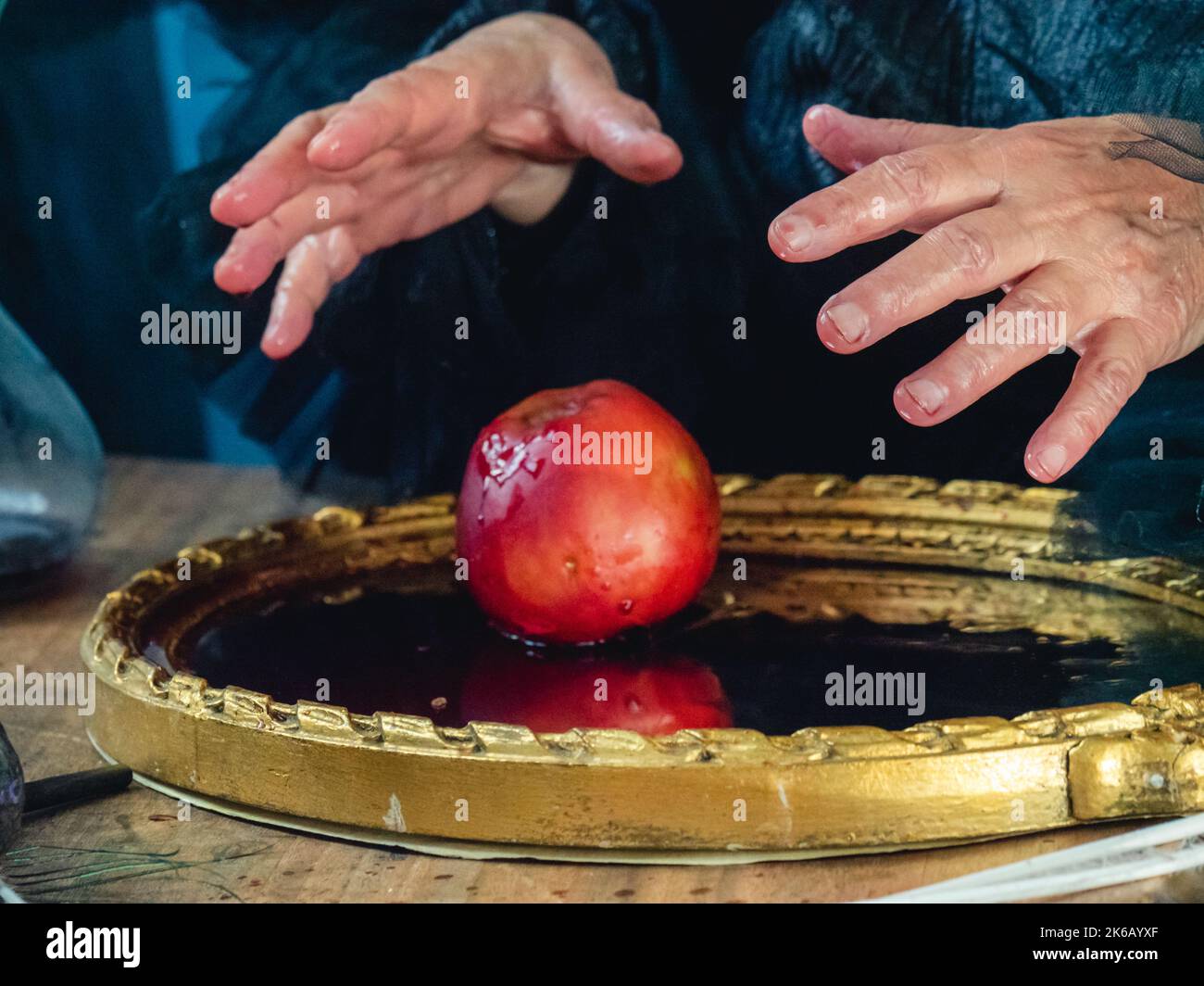 Victim of the dark occult hi-res stock photography and images - Alamy