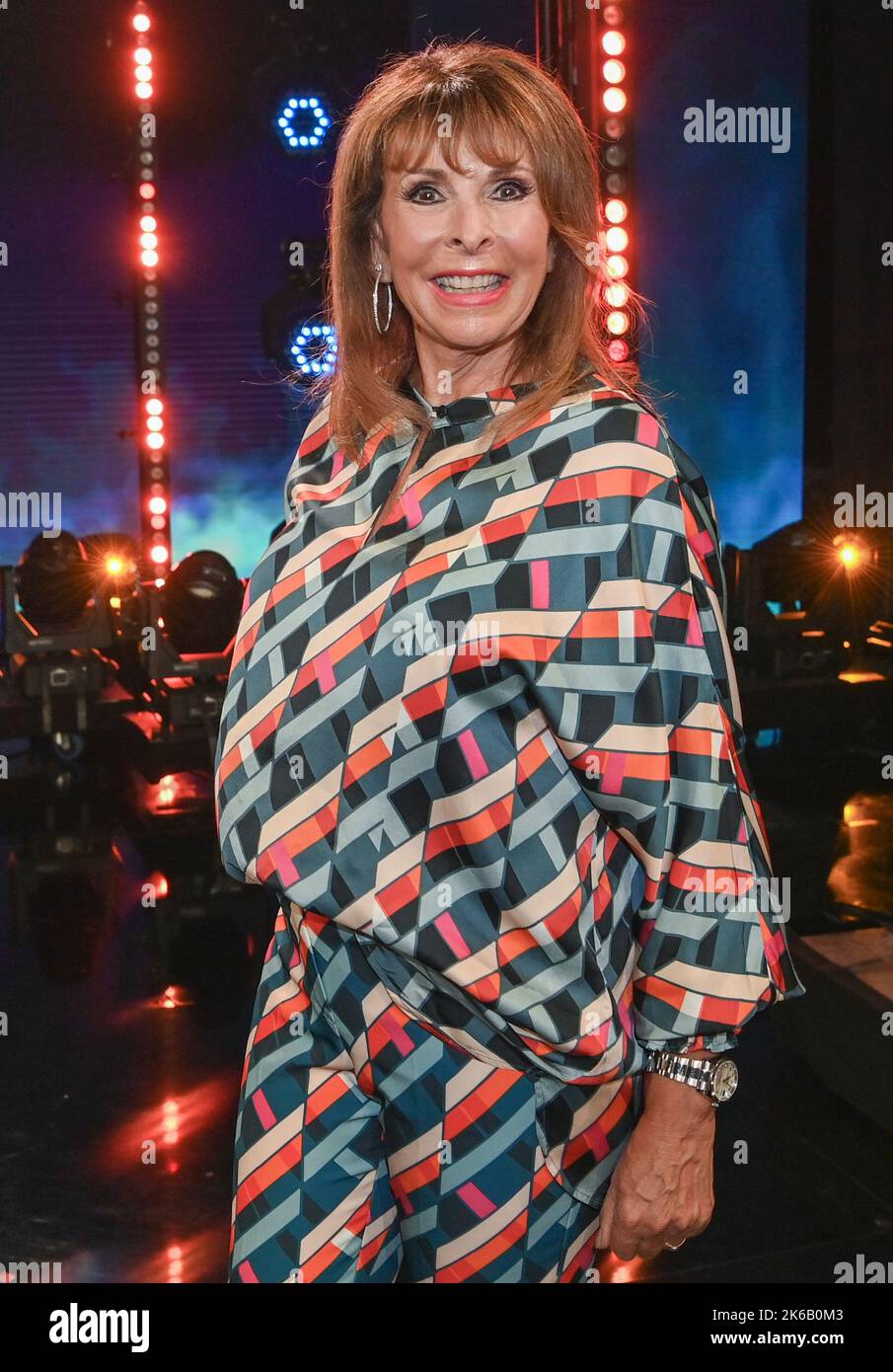 Berlin, Germany. 11th Oct, 2022. Singer Ireen Sheer is on stage after ...