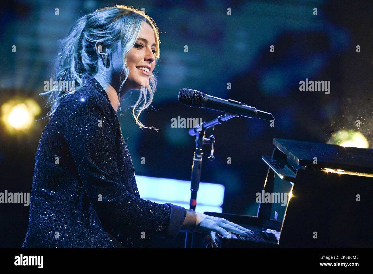 Berlin, Germany. 11th Oct, 2022. Singer Sophia on stage during the ...