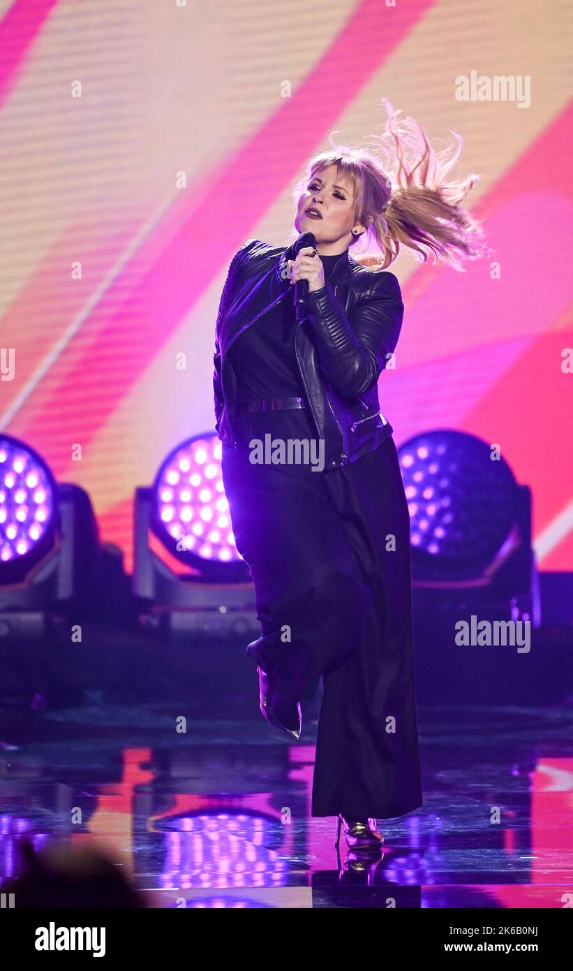 Berlin, Germany. 11th Oct, 2022. Singer Maite Kelly is on stage during ...