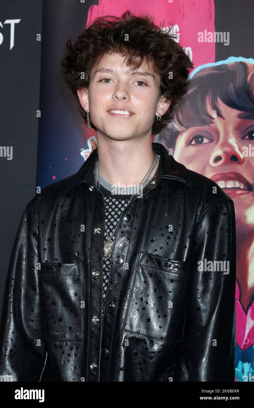 Los Angeles, CA. 12th Oct, 2022. Jacob Sartorius at arrivals for THE ...