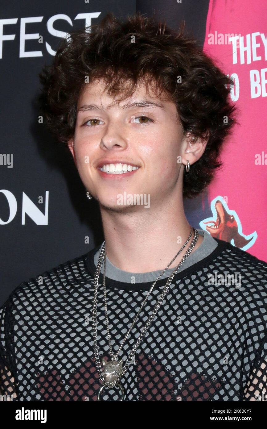 Los Angeles, CA. 12th Oct, 2022. Jacob Sartorius at arrivals for THE ...
