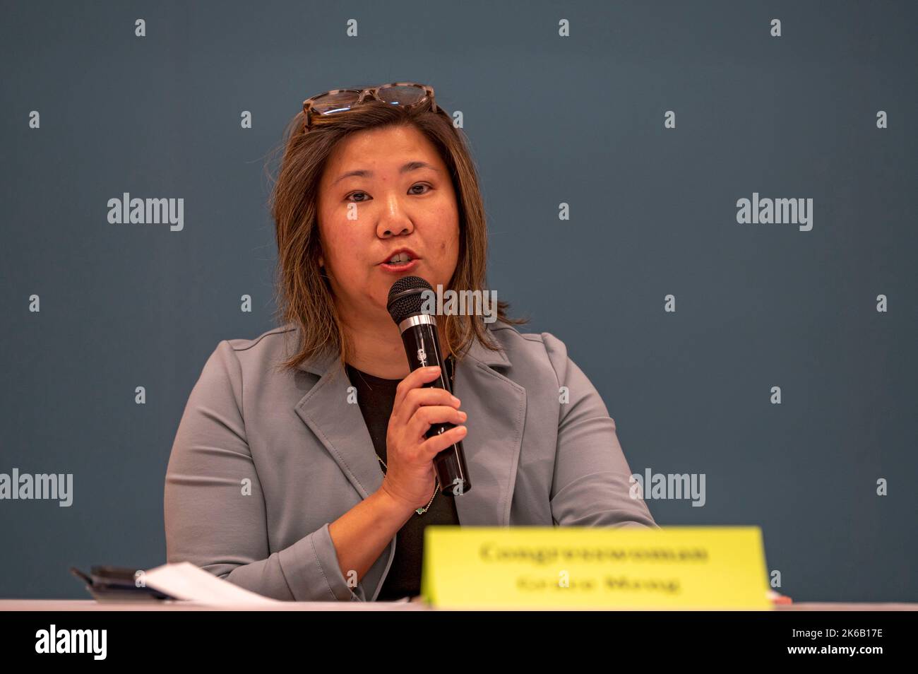 New York, United States. 12th Oct, 2022. Congresswoman Grace Meng (D-NY ...