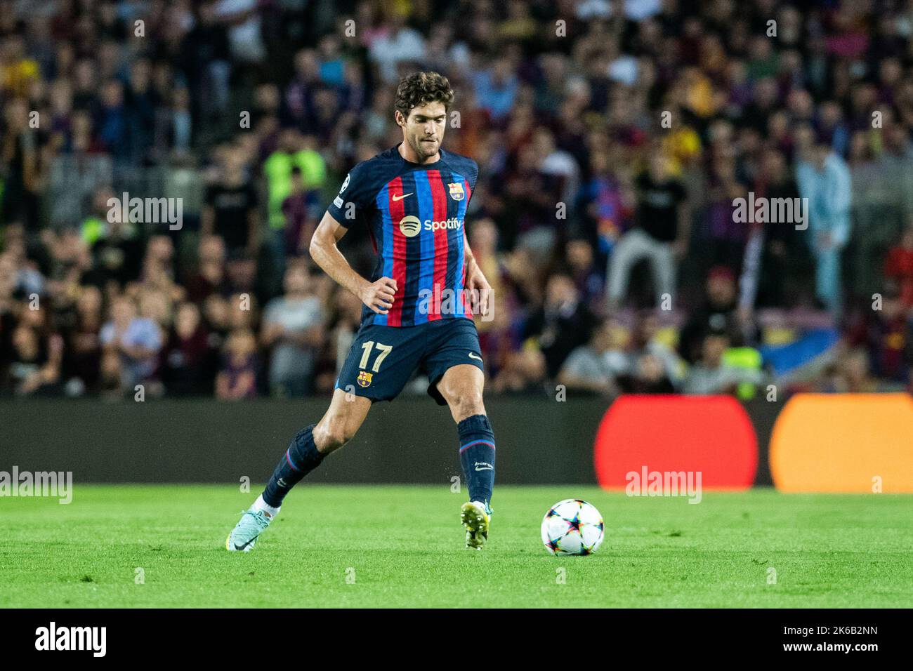 Marcos Alonso of FC Barcelona during the UEFA Champions League, Group C ...