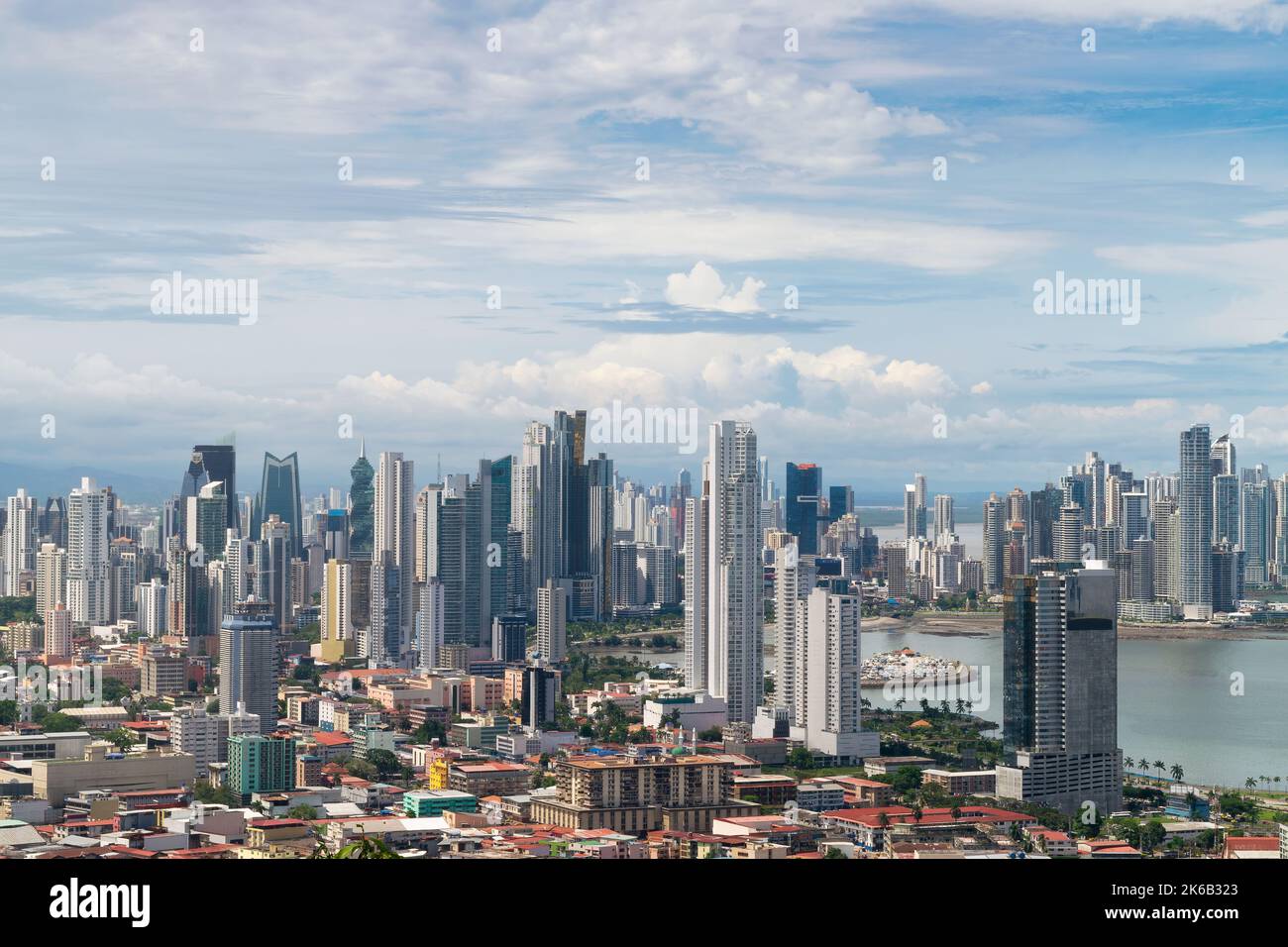 An aerial view of the Panama city skyline Stock Photo - Alamy