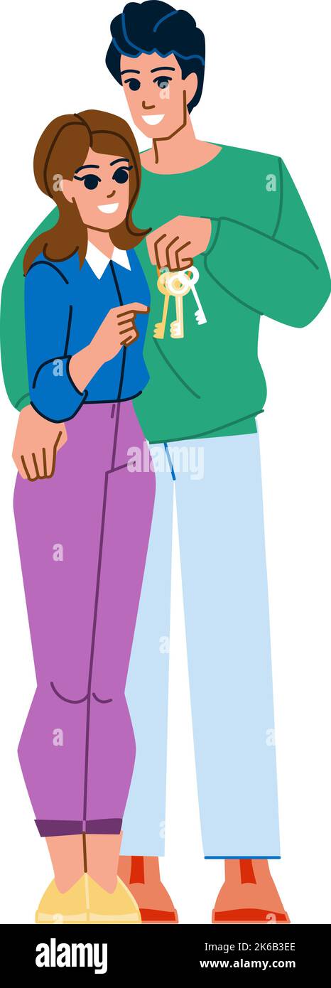 couple buing home vector Stock Vector Image & Art - Alamy