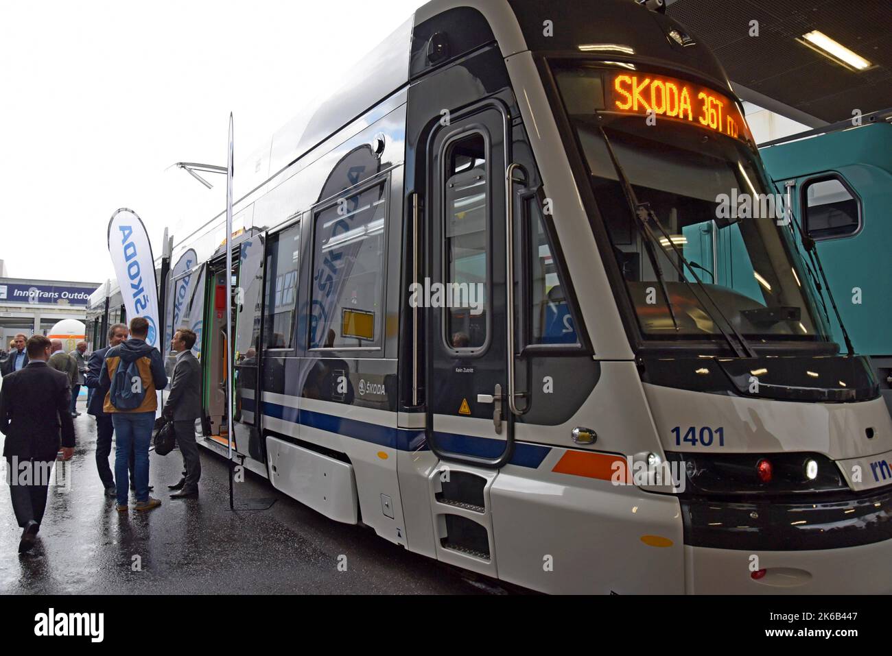 Škoda 36T tram-train for RNV Germany on display at Innotrans ...