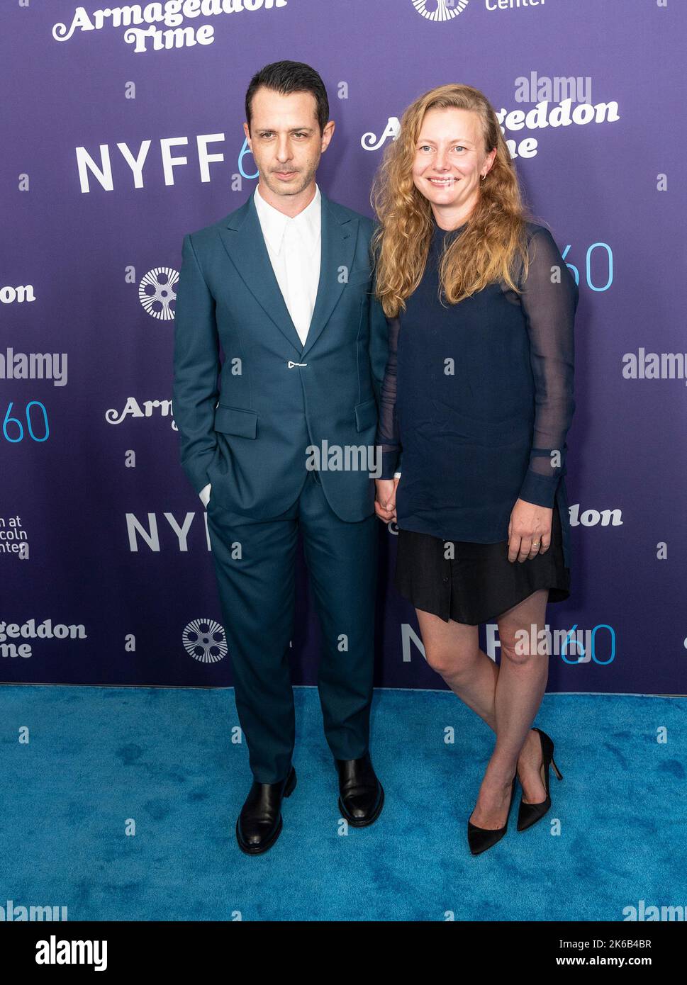 New York, New York, USA. 12th Oct, 2022. Jeremy Strong and Emma Wall ...