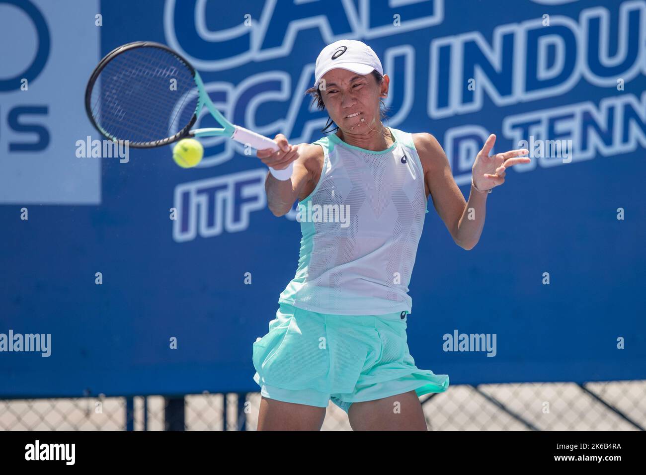 HUA HIN, THAILAND - OCTOBER 13: Jia-Jing Lu of China in the second ...