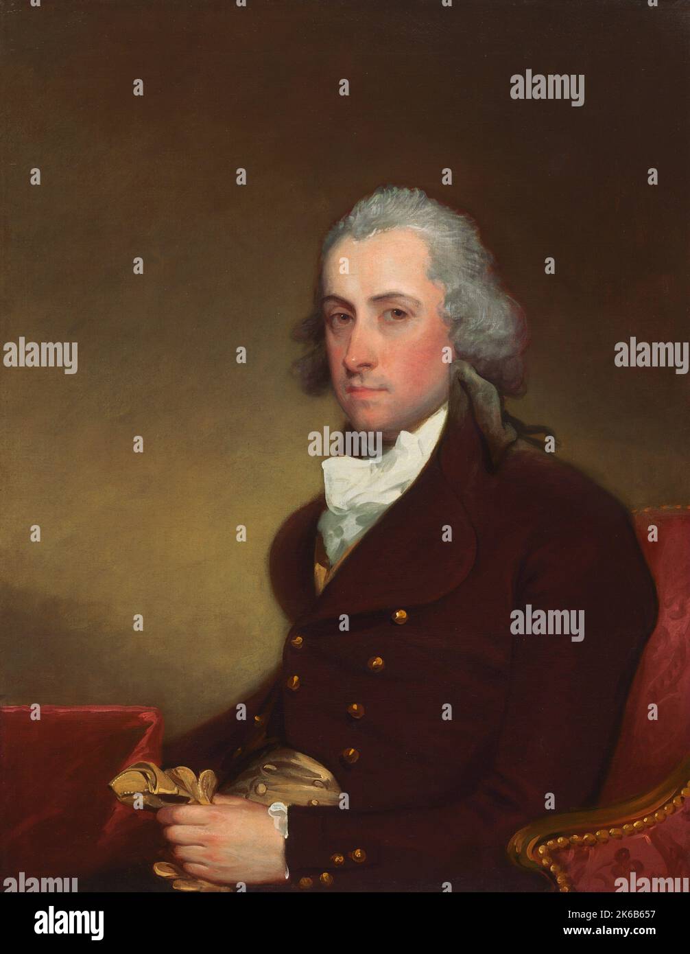 Gilbert Stuart Stephen Van Rensselaer III 1793/1795 Stock Photo - Alamy