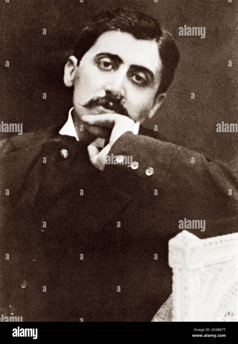 Portrait de l'ecrivain francais Marcel Proust (1871 - 1922 Stock Photo ...