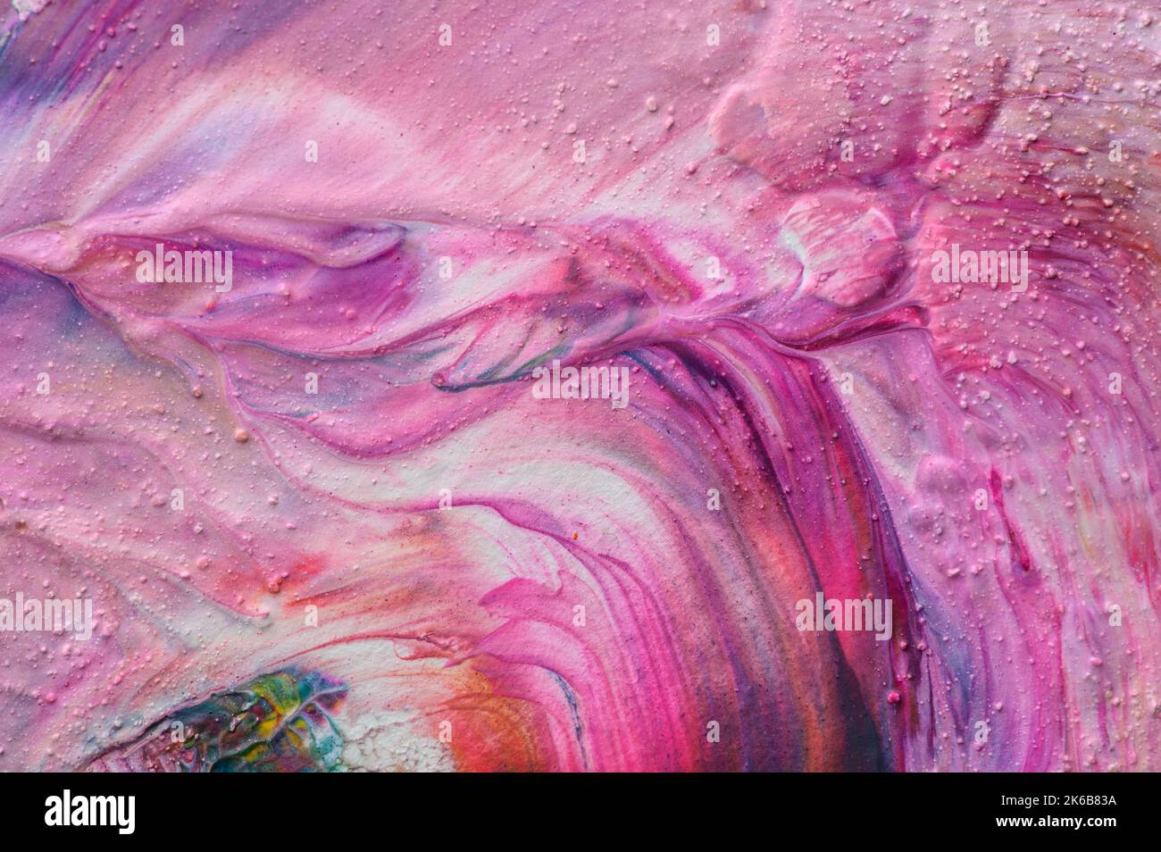 Abstract art background. Hand drawn gouache painting. Color texture ...