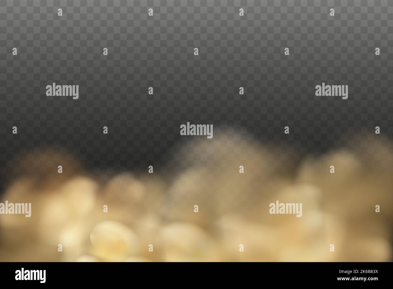Realistic vector isolated on transparent background.Dust cloud with ...