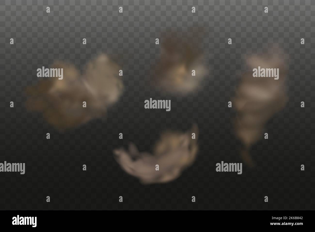 Realistic vector isolated on transparent background.Dust cloud with ...