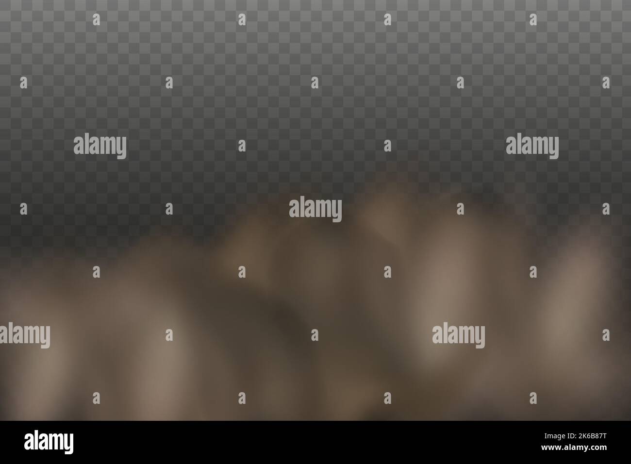 Realistic vector isolated on transparent background.Dust cloud with ...
