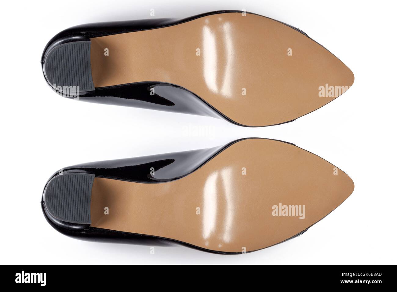 Bottom of shoes, isolated on white background Stock Photo - Alamy