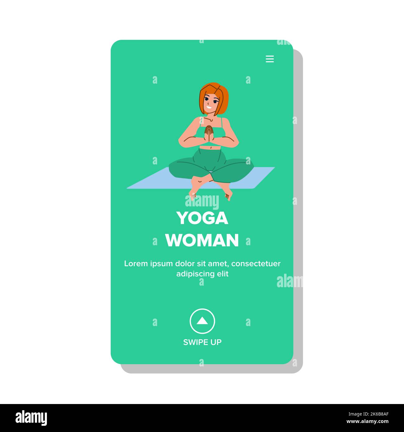 yoga woman vector Stock Vector Image & Art - Alamy