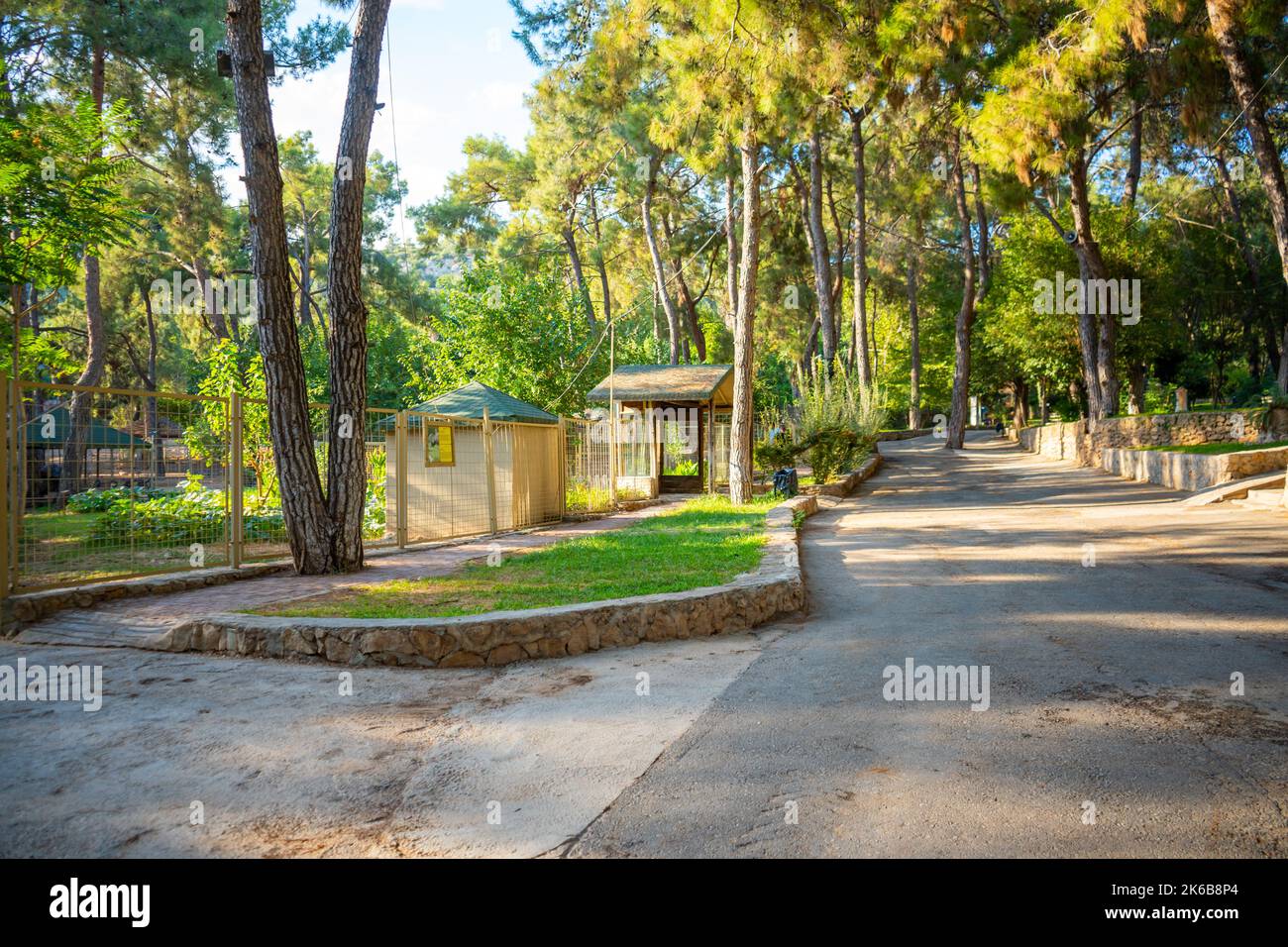 Animals in the small zoo in Antalya, Turkey Stock Photo - Alamy
