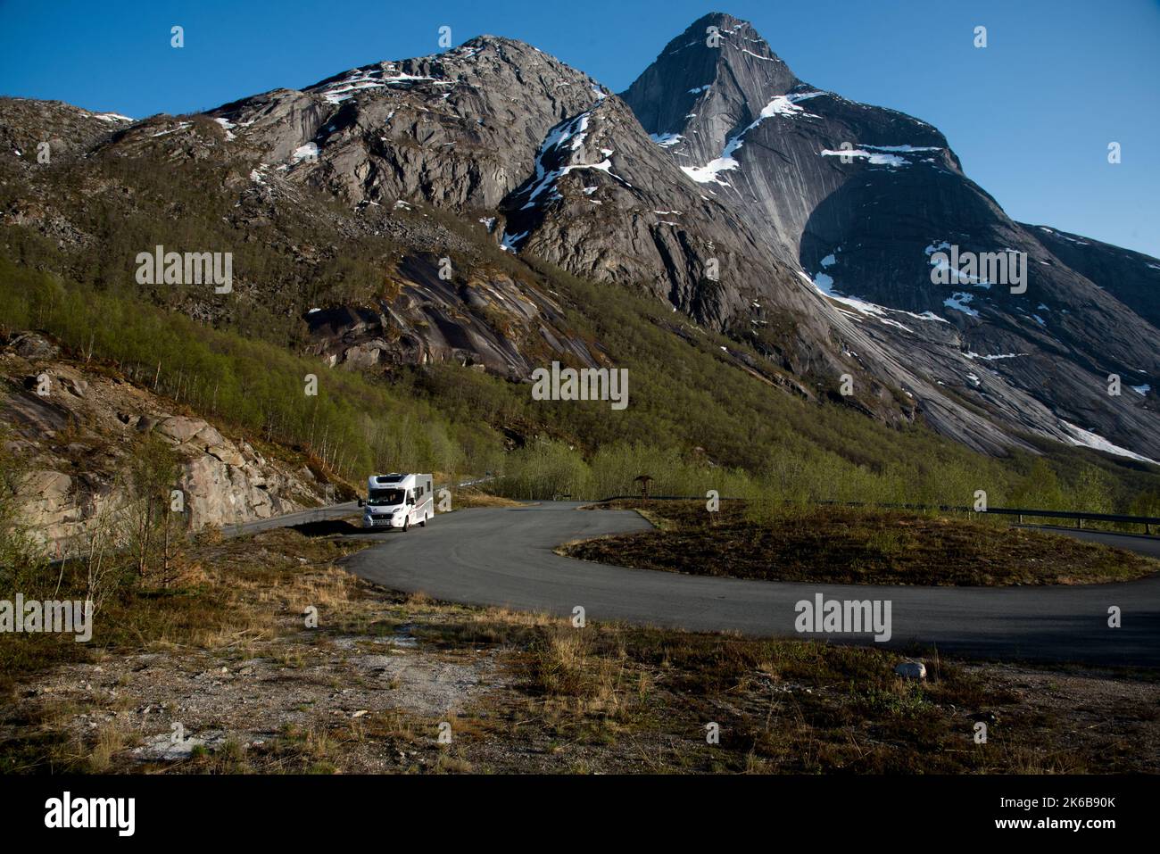 Stetinden is a 1392 meter high granite summit with obelisk-shape in ...