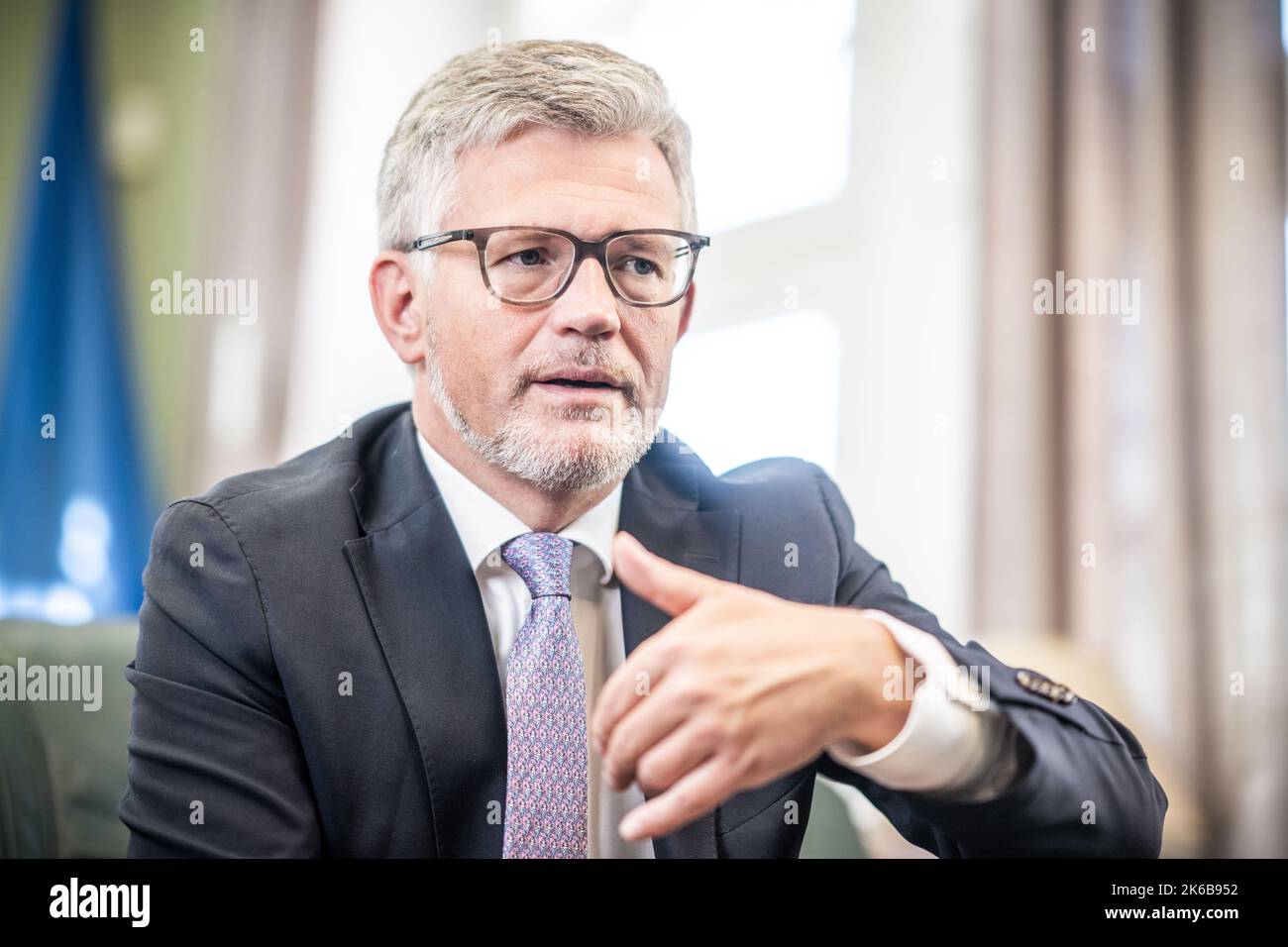Berlin, Germany. 12th Oct, 2022. Andrij Melnyk, Ambassador of Ukraine ...