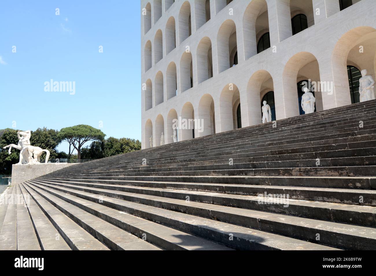 the E.U.R. Universal Exposition Rome is an urban complex designed in ...
