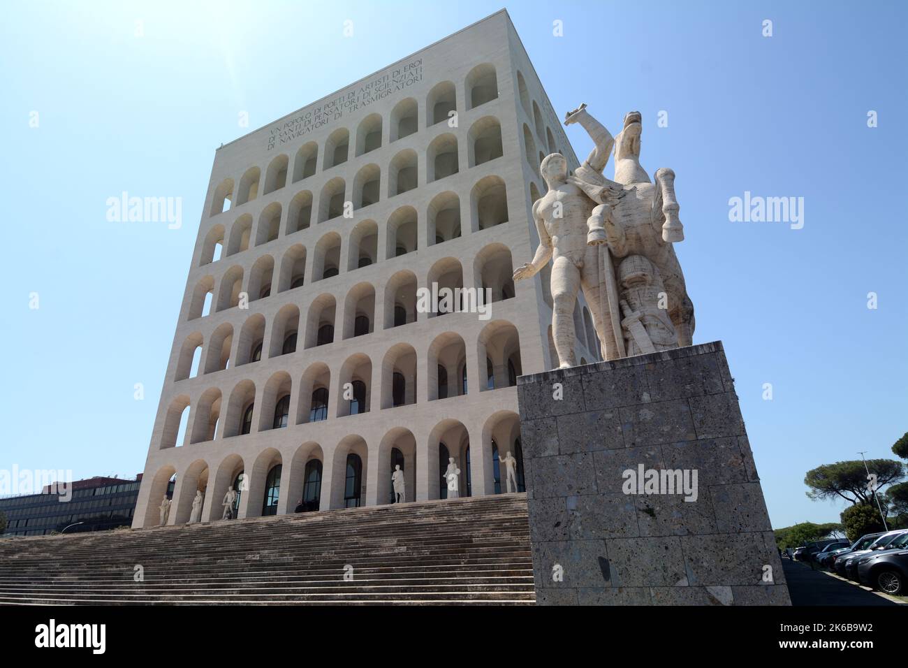 the E.U.R. Universal Exposition Rome is an urban complex designed in ...