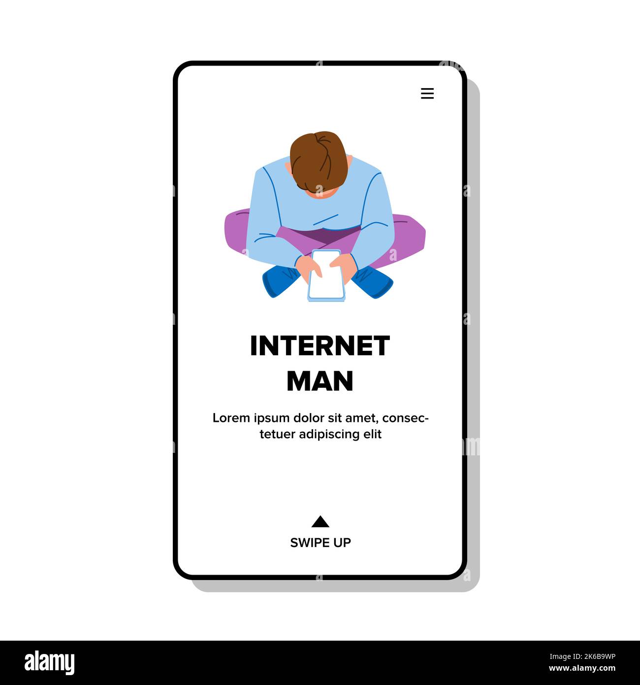 internet man vector Stock Vector Image & Art - Alamy