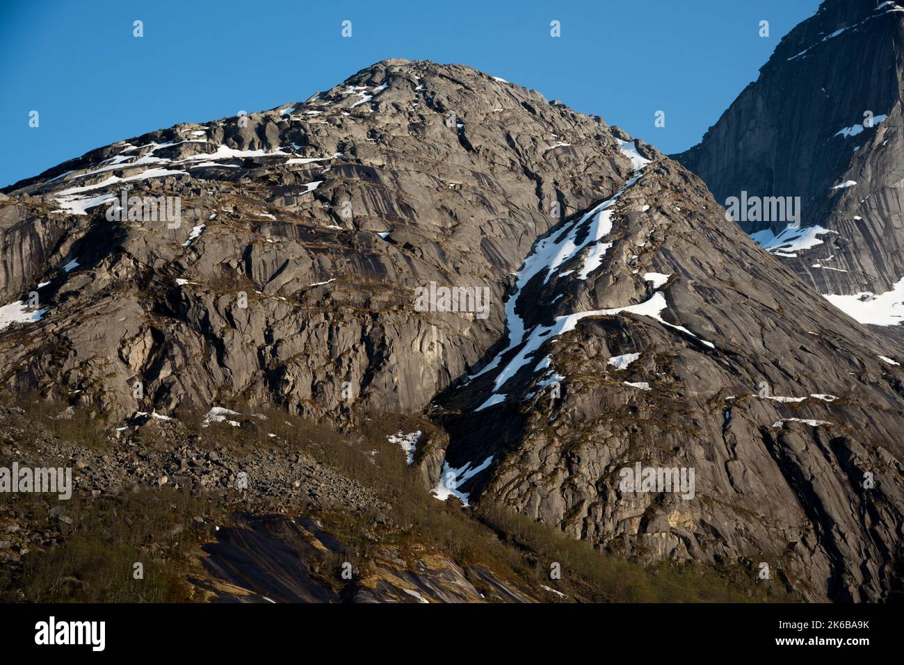 Stetinden is a 1392 meter high granite summit with obelisk-shape in ...