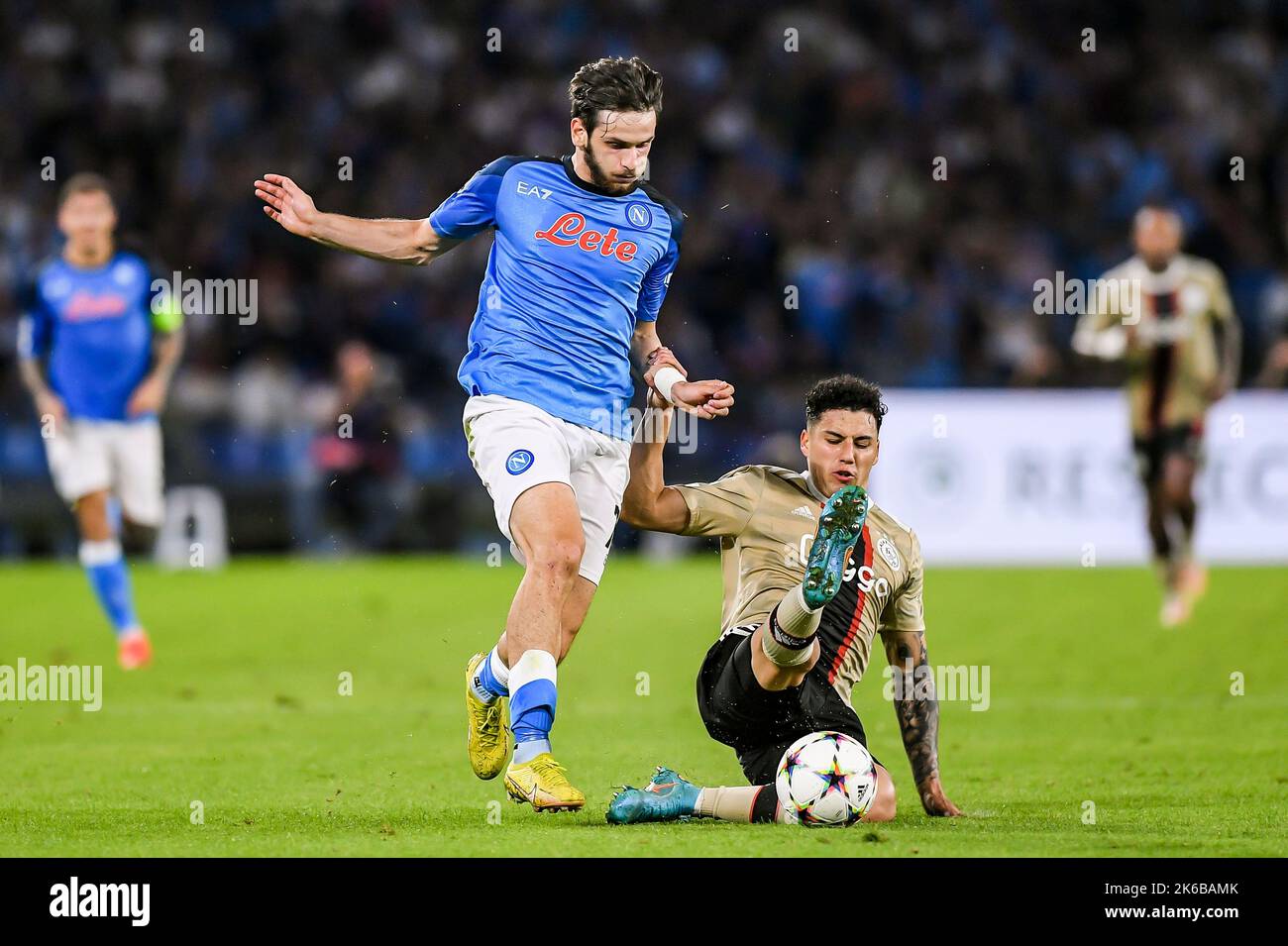 12-10-2022: Sport: Napoli v Ajax NAPELS, ITALY - OCTOBER 12: Khvicha ... 12-10-2022: Sport: Napoli v Ajax NAPELS, ITALY - OCTOBER 12: Khvicha ...