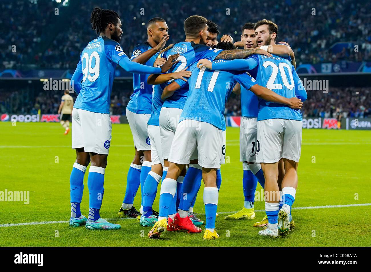 12-10-2022: Sport: Napoli v Ajax NAPELS, ITALY - OCTOBER 12: Giacomo ...