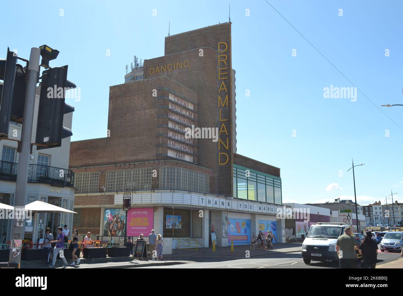 The old Dreamland cinema complex in Margate, United Kingdom Stock Photo ...