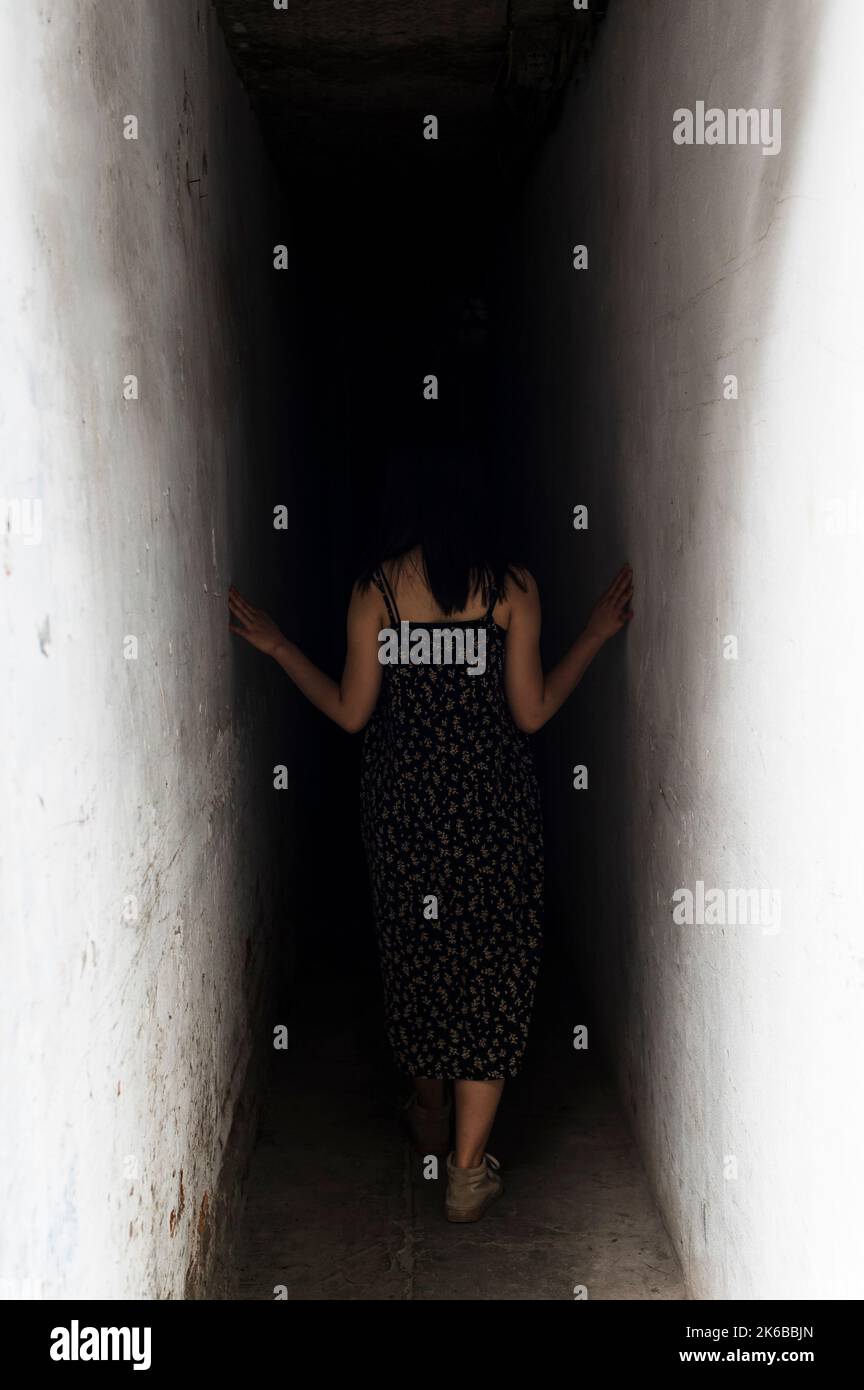 Brave woman behind hi-res stock photography and images - Alamy