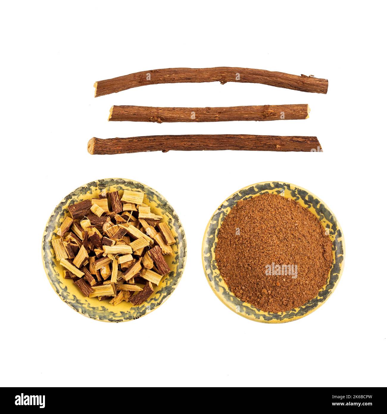 Ground stems of organic licorice - Glycyrrhiza glabra Stock Photo - Alamy