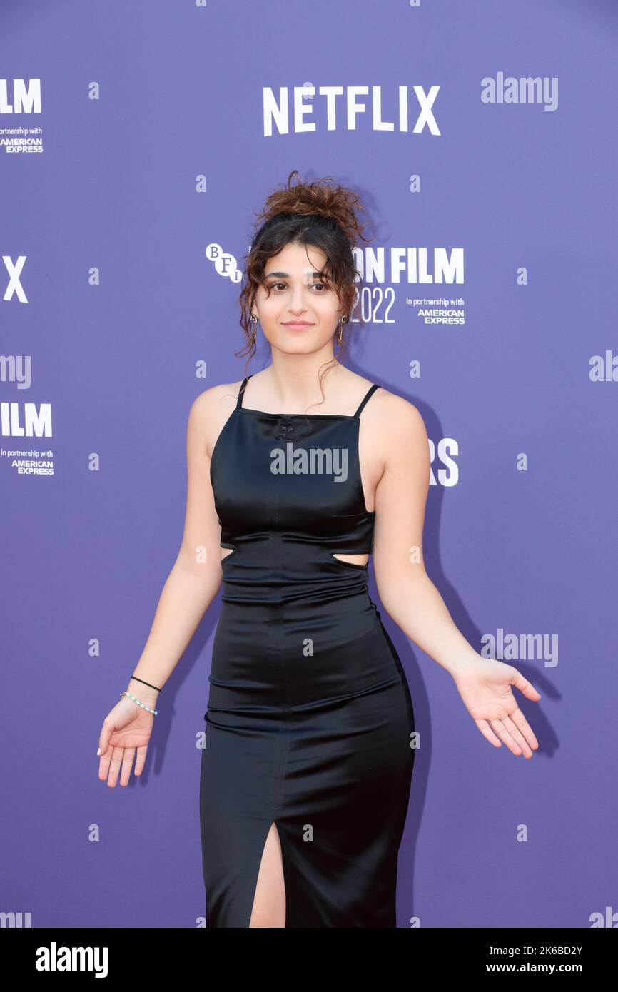 Nathalie Issa attends the film premiere for 'The Swimmers' during the ...