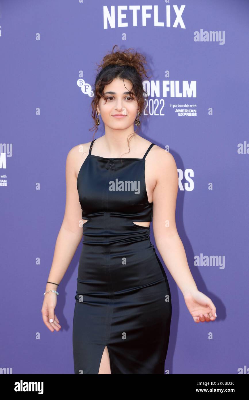 Nathalie Issa attends the film premiere for 'The Swimmers' during the ...