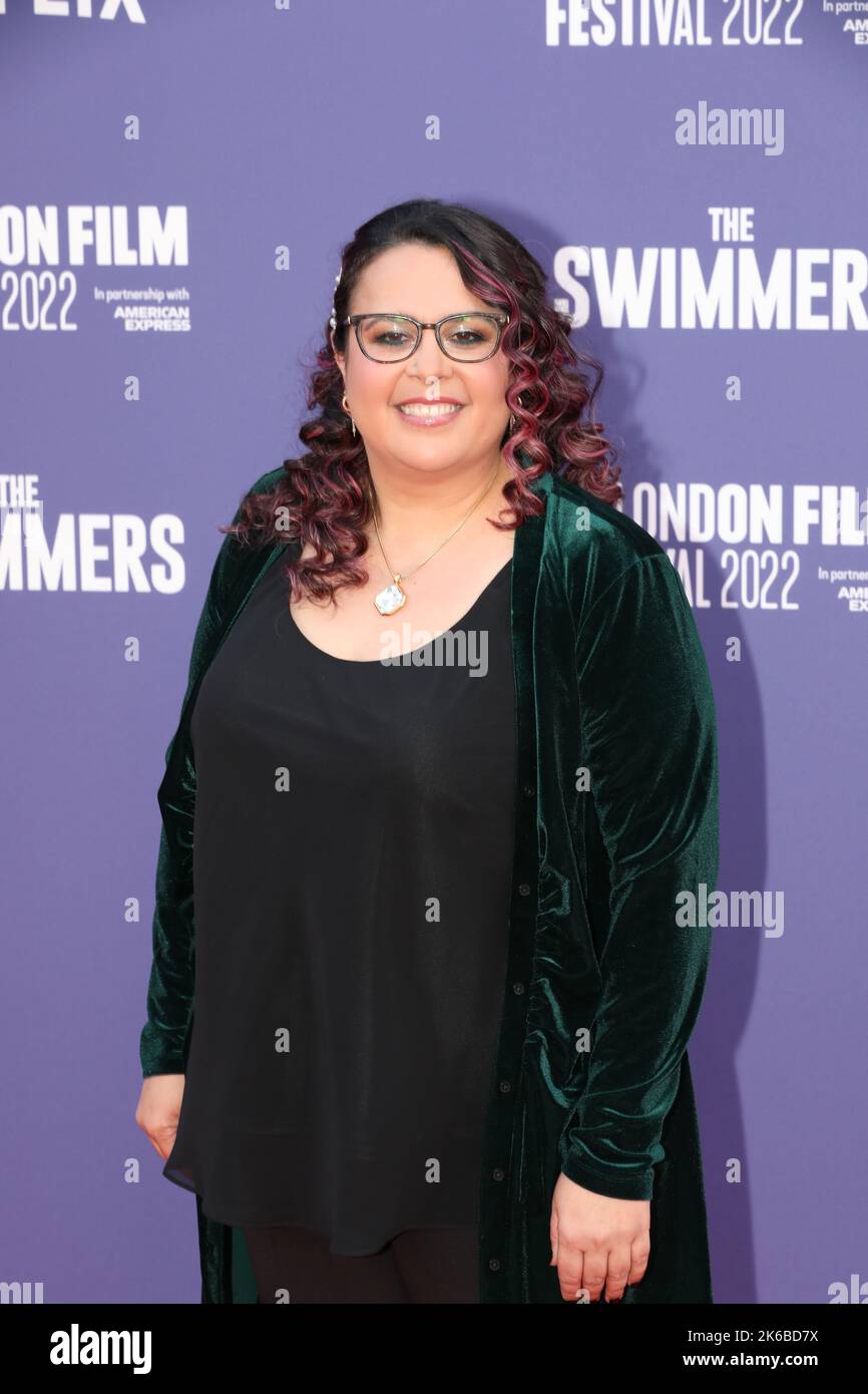 Sally El Hosaini attends the film premiere for 'The Swimmers' during ...