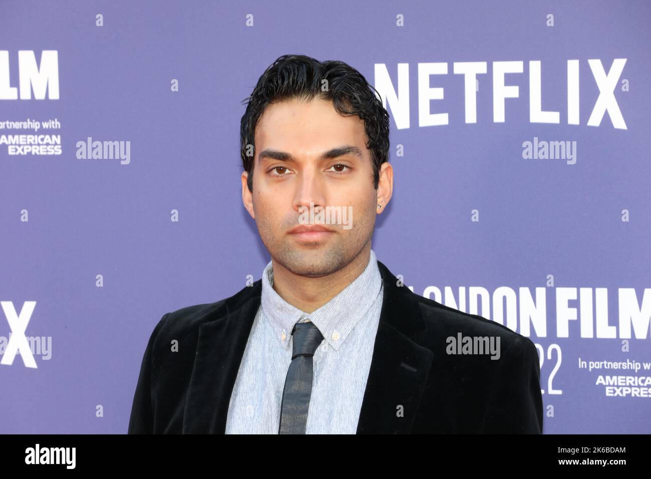 James Krishna Floyd attends the film premiere for 'The Swimmers' during ...