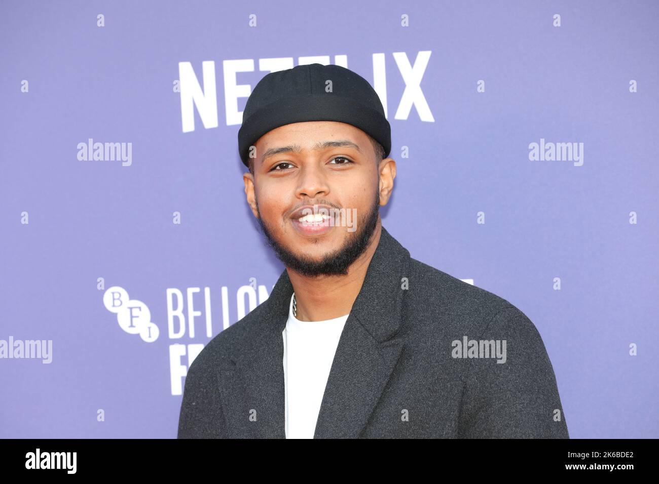 Elmi Rashid Elmi attends the film premiere for 'The Swimmers' during ...