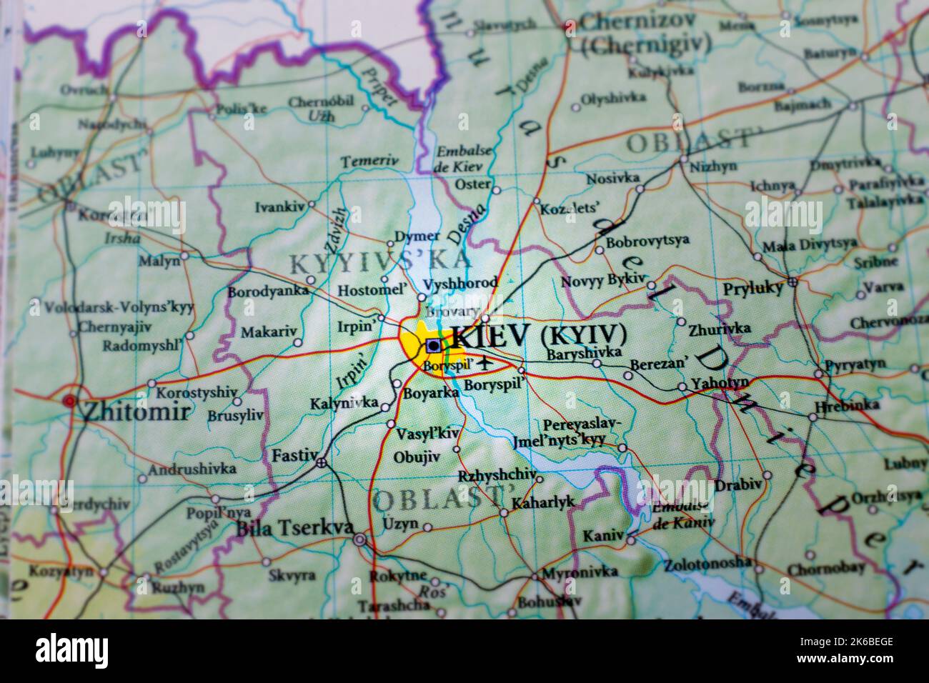 Old kyiv map hi-res stock photography and images - Alamy