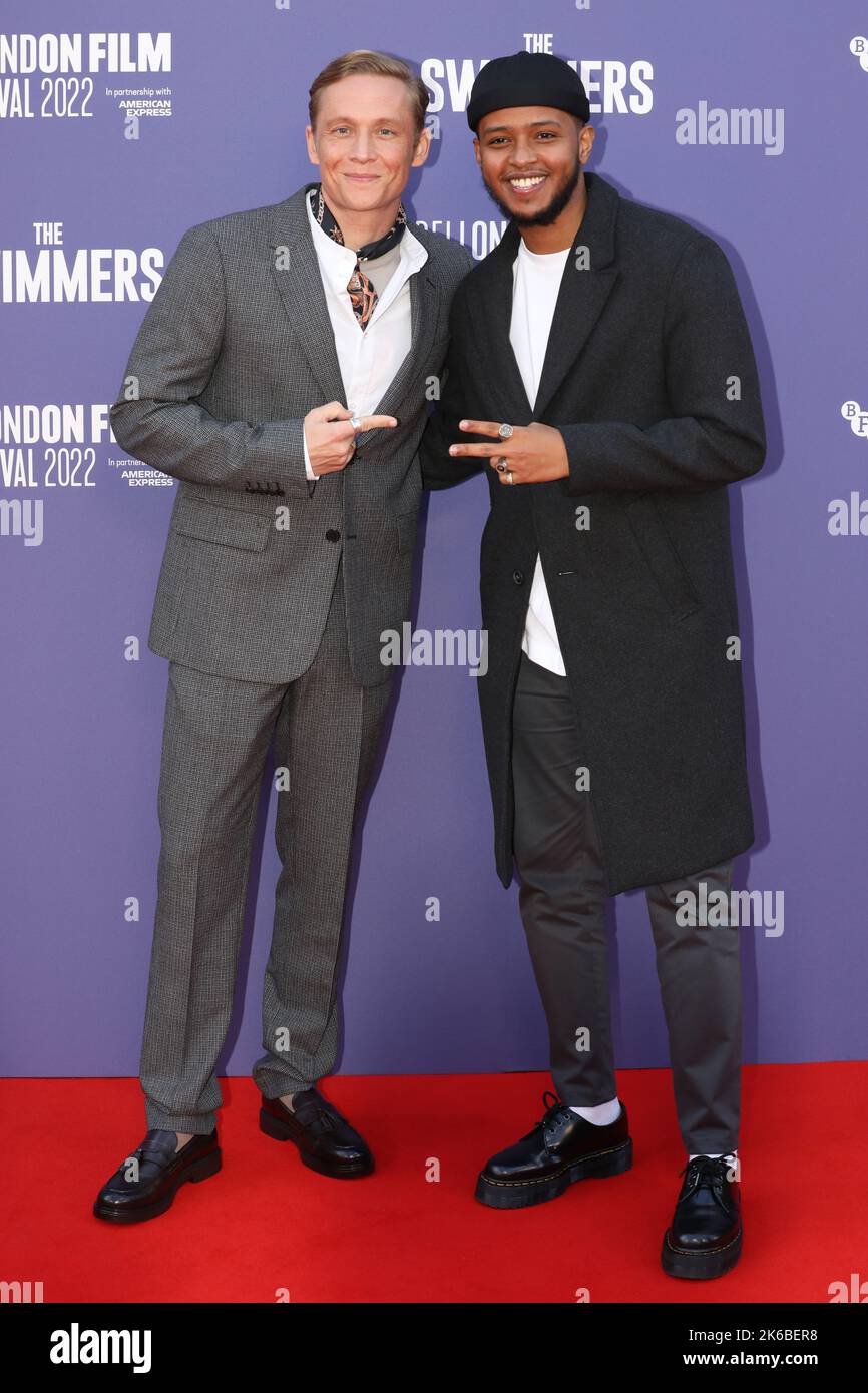 Matthias Schweighofer and Elmi Rashid Elmi attend the film premiere for ...