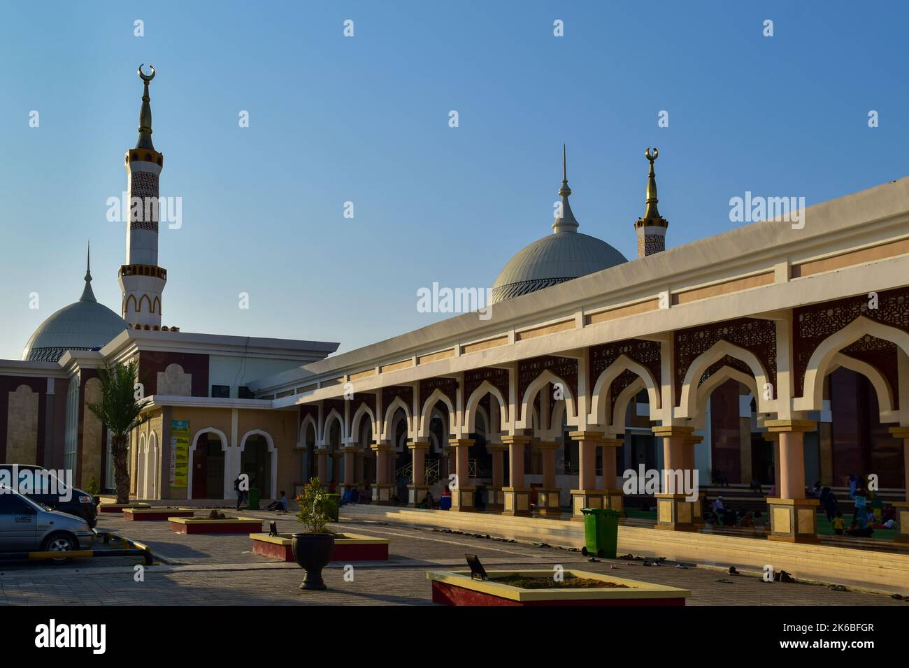 Landscape and building Stock Photo - Alamy