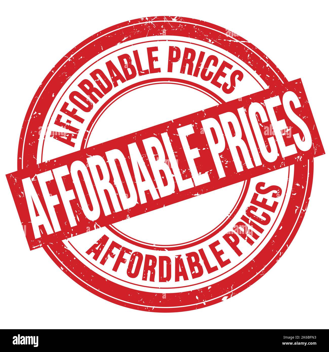 AFFORDABLE PRICES text written on red round grungy stamp sign Stock ...