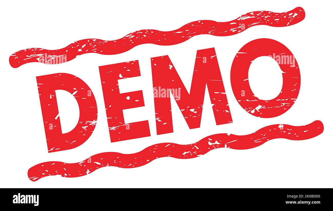 Demo stamp hi-res stock photography and images - Alamy