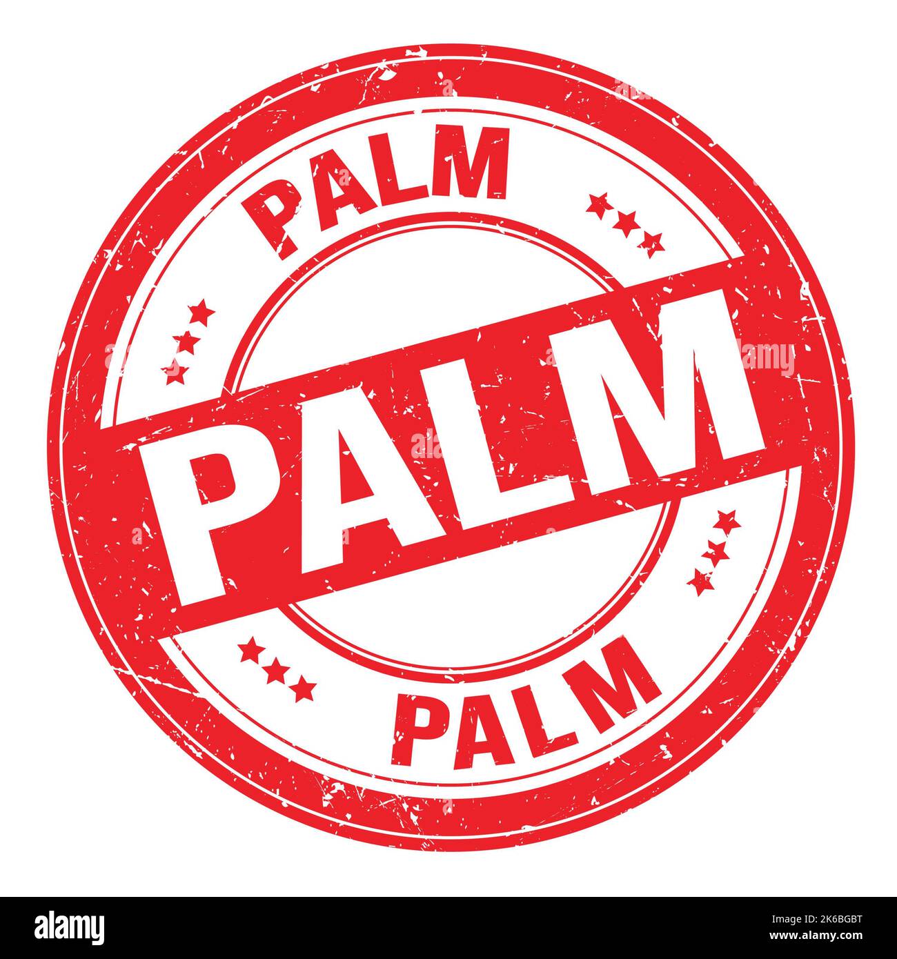 Round palm logo Cut Out Stock Images & Pictures - Alamy