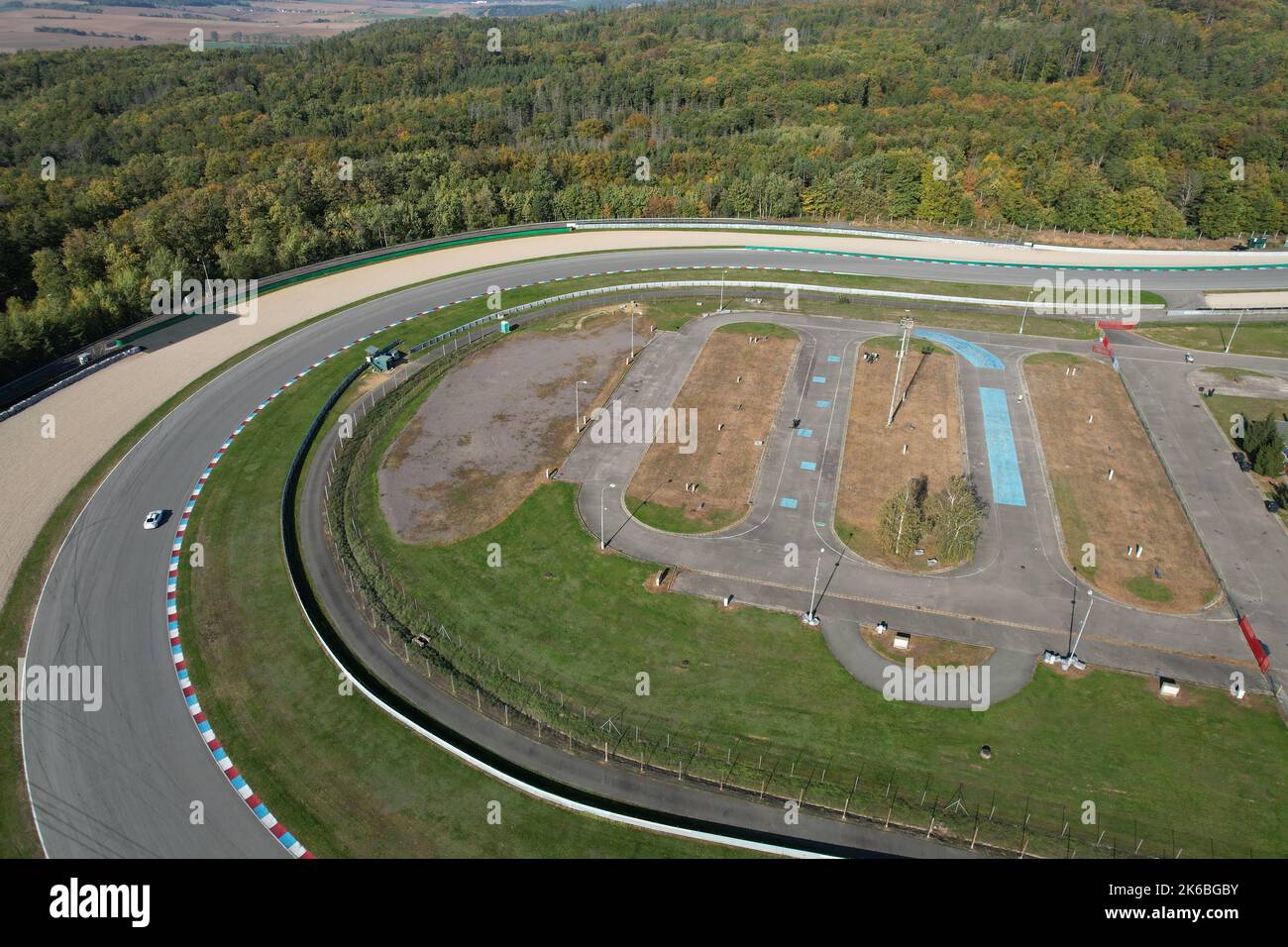 Brno,Czech republic-September 12 2022:aerial view of Automotodrom Brno ...