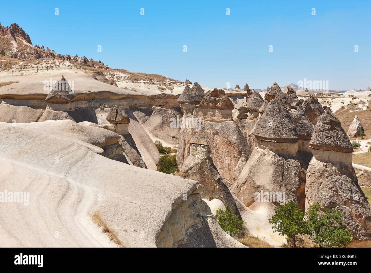 Picturesque rock formations in Pasabag valley. Geological landmark in ...
